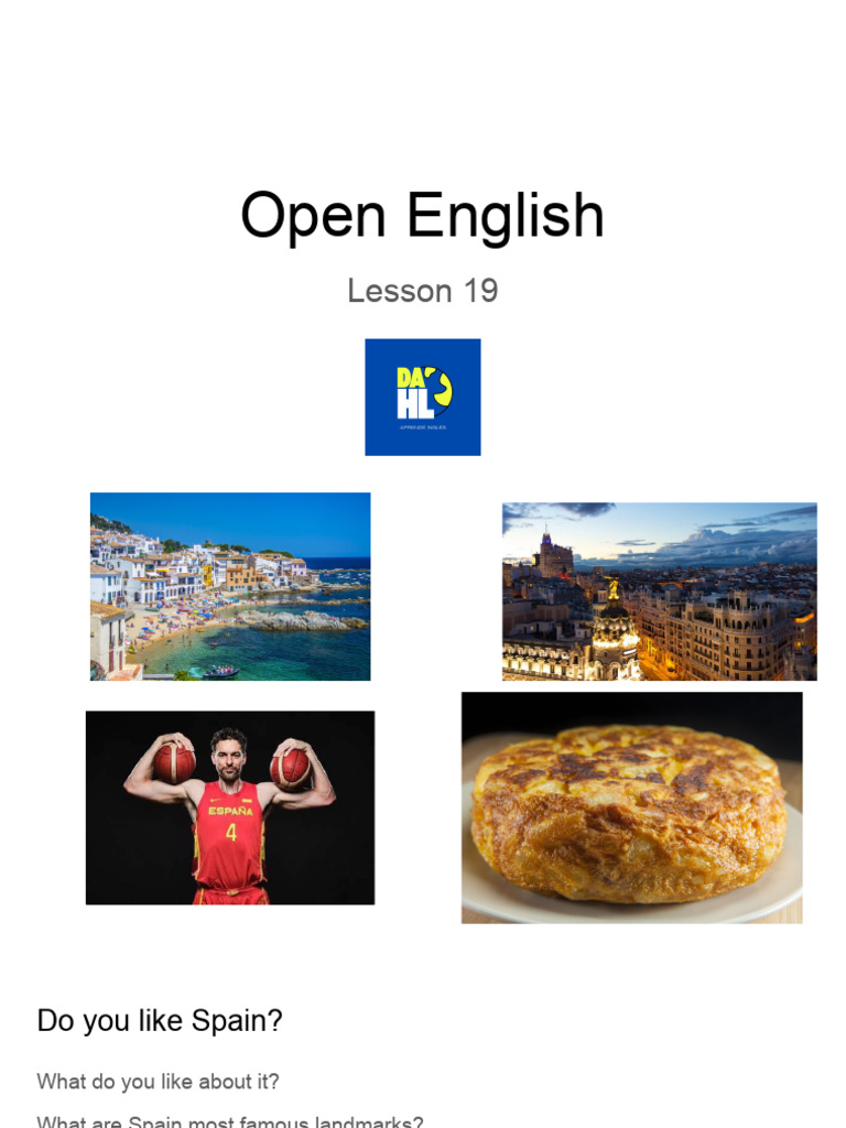 Lesson 19 - Open English | PDF