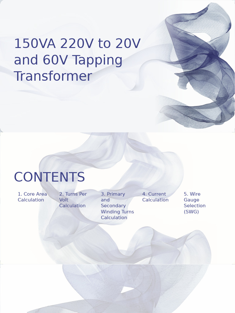 150VA 220V To 20V and 60V Tapping Transformer | PDF | Transformer ...