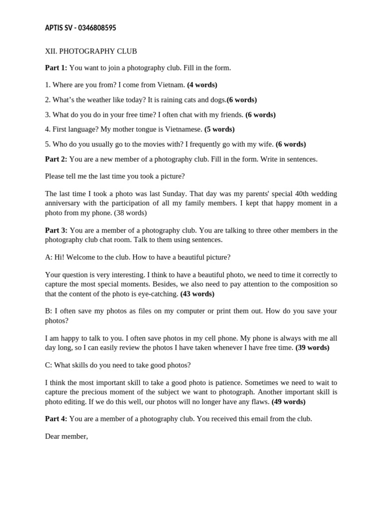 Joining a Photography Club Guide | PDF