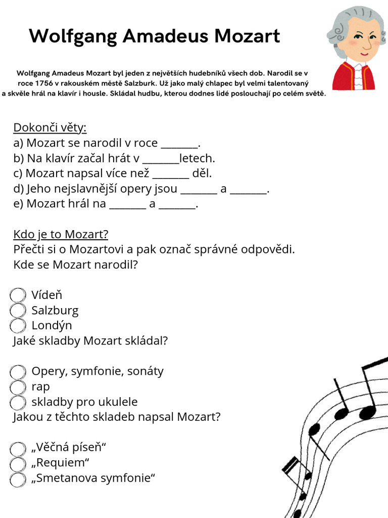 Wolfgang Amadeus Mozart | PDF