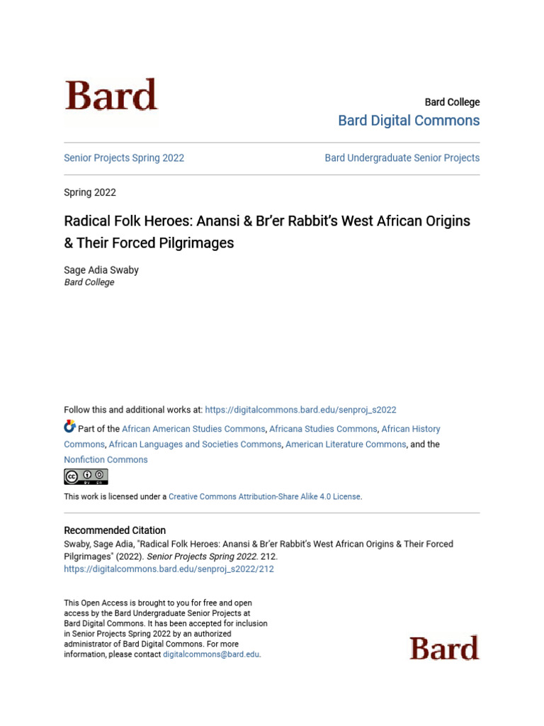 af (1) | PDF | Anansi | Folklore