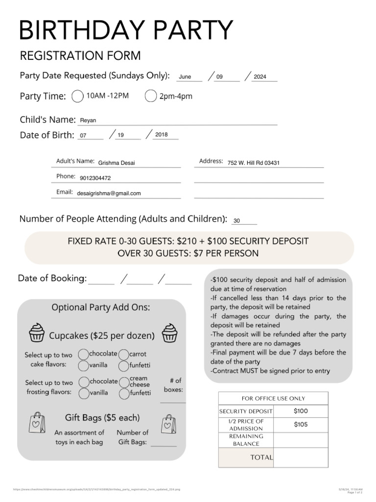 Birthday - Party - Registration - Form - Updated - 224.png 1,414×2,000 ...