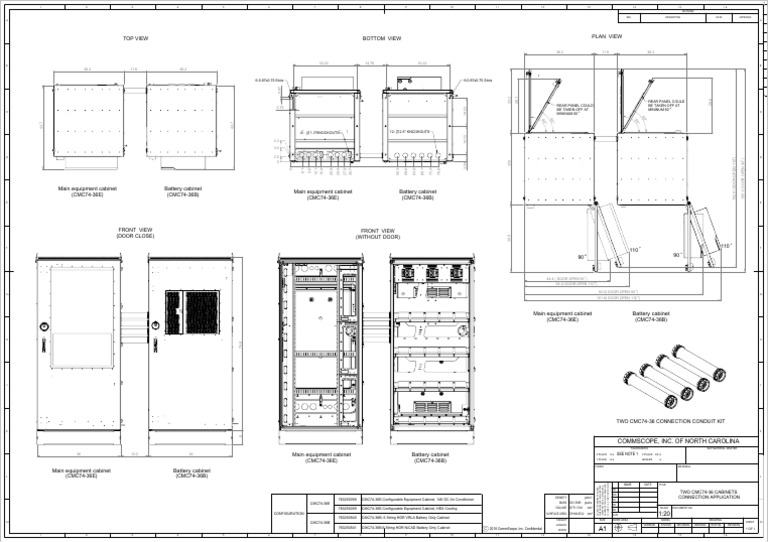 Commscope CMC74-36 Cabinet Details | PDF