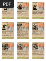 Burrows & Badgers - Warband Roster | PDF | Military Technology ...