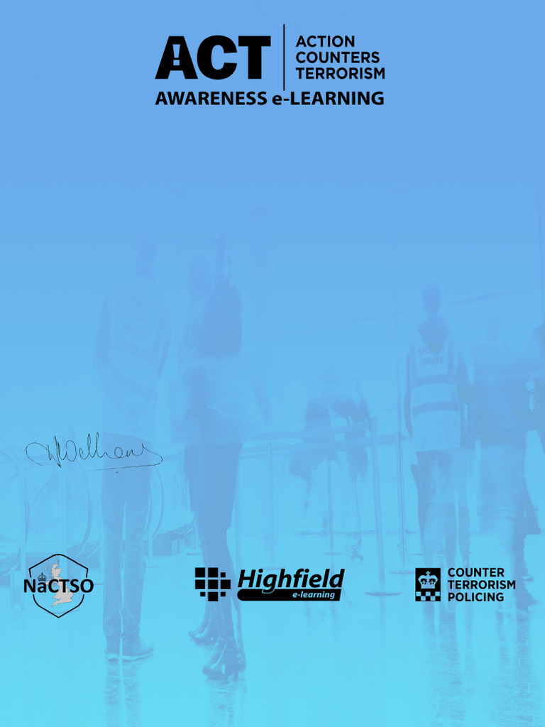 ACT Awareness e-Learning Completion | PDF