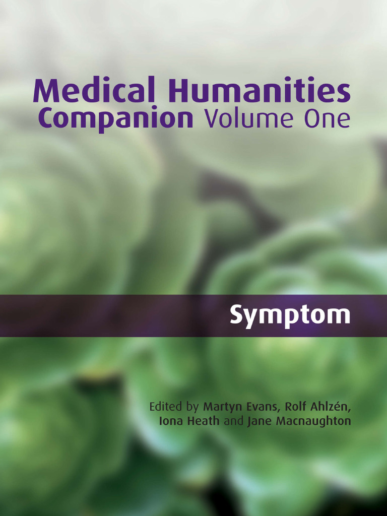 Medical Humanities Companion - Volume One, Symptom - Ahlzén, Rolf Evans ...
