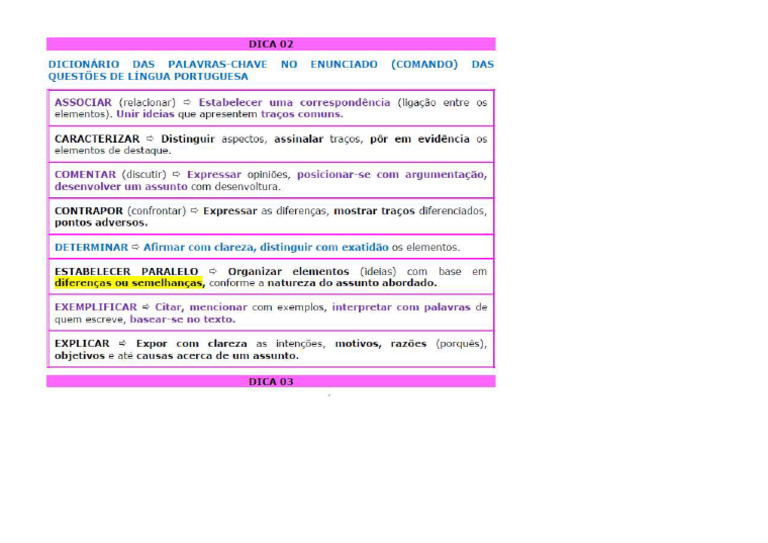 Significado Das Palavras | PDF