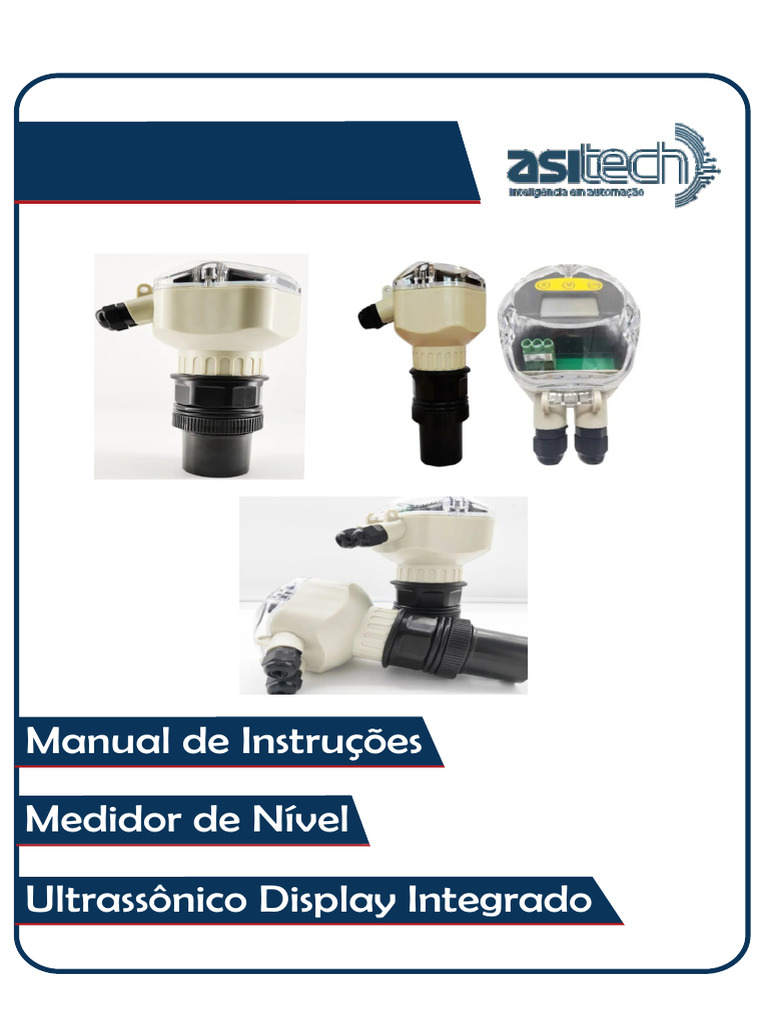 Manual de Operação Medidor Ultrassônico Com Display Integrado (Asitech ...