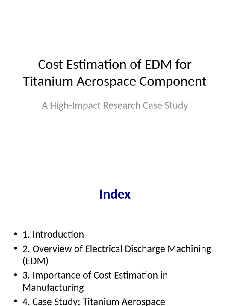 MindBlowing EDM Cost Estimation Case Study | PDF | Electricity
