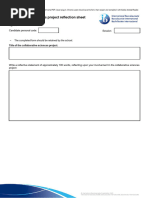 CSP Reflection Sheet PDF | PDF | Computers | Technology & Engineering