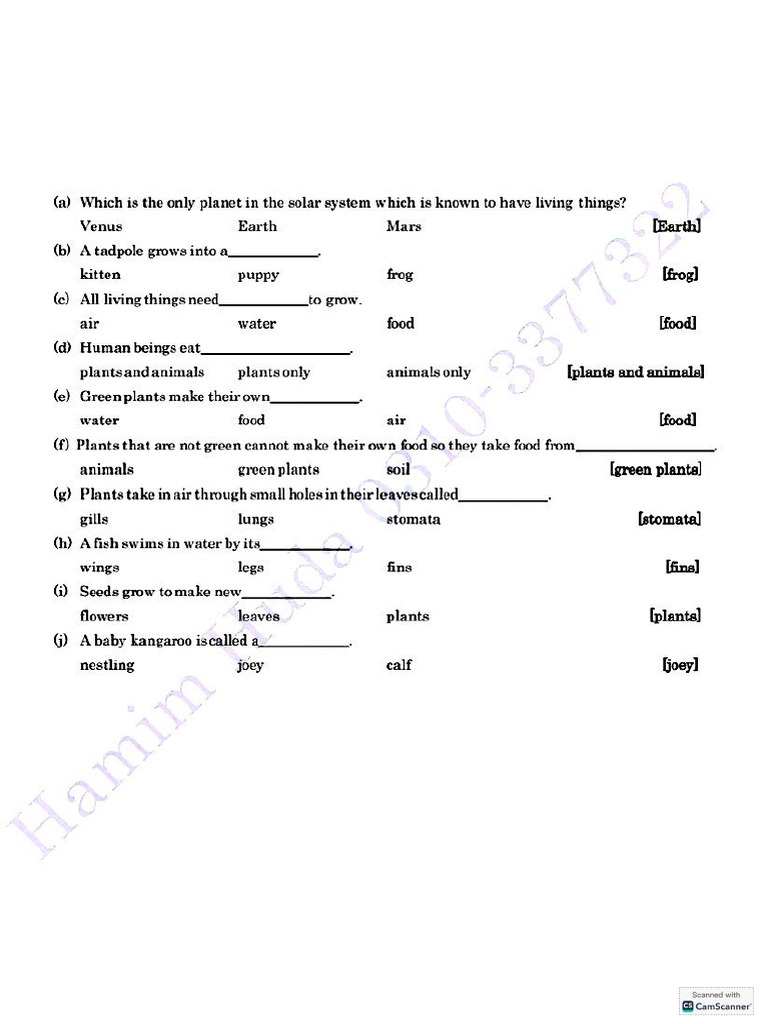 Important General Science MCQs | PDF