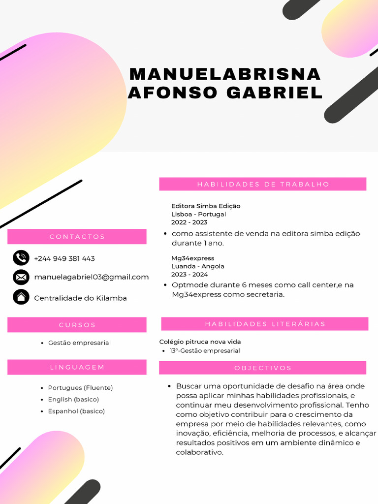CV-Manuela Gabriel | PDF