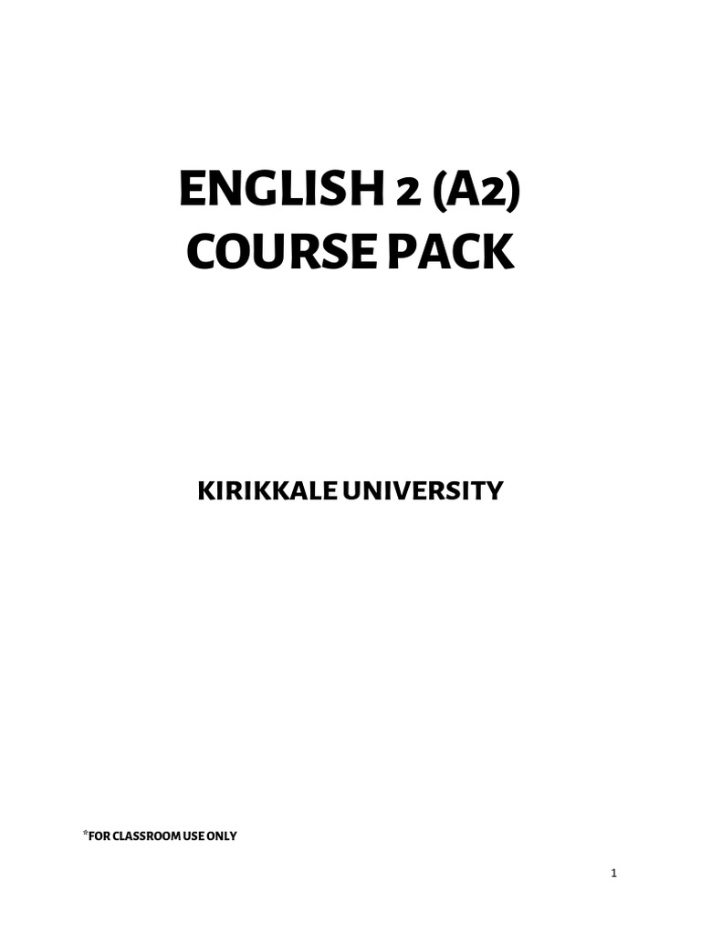 English A2 Course Pack: Jobs & Questions | PDF | Question | Subject ...