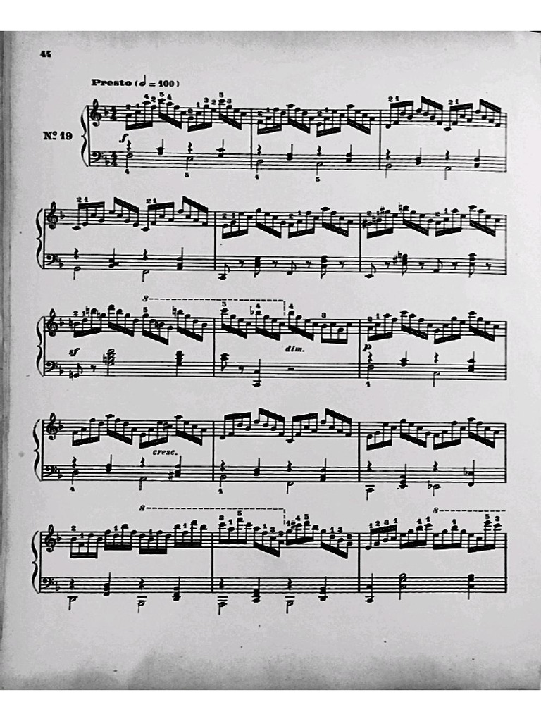 Czerny No19[1] | PDF