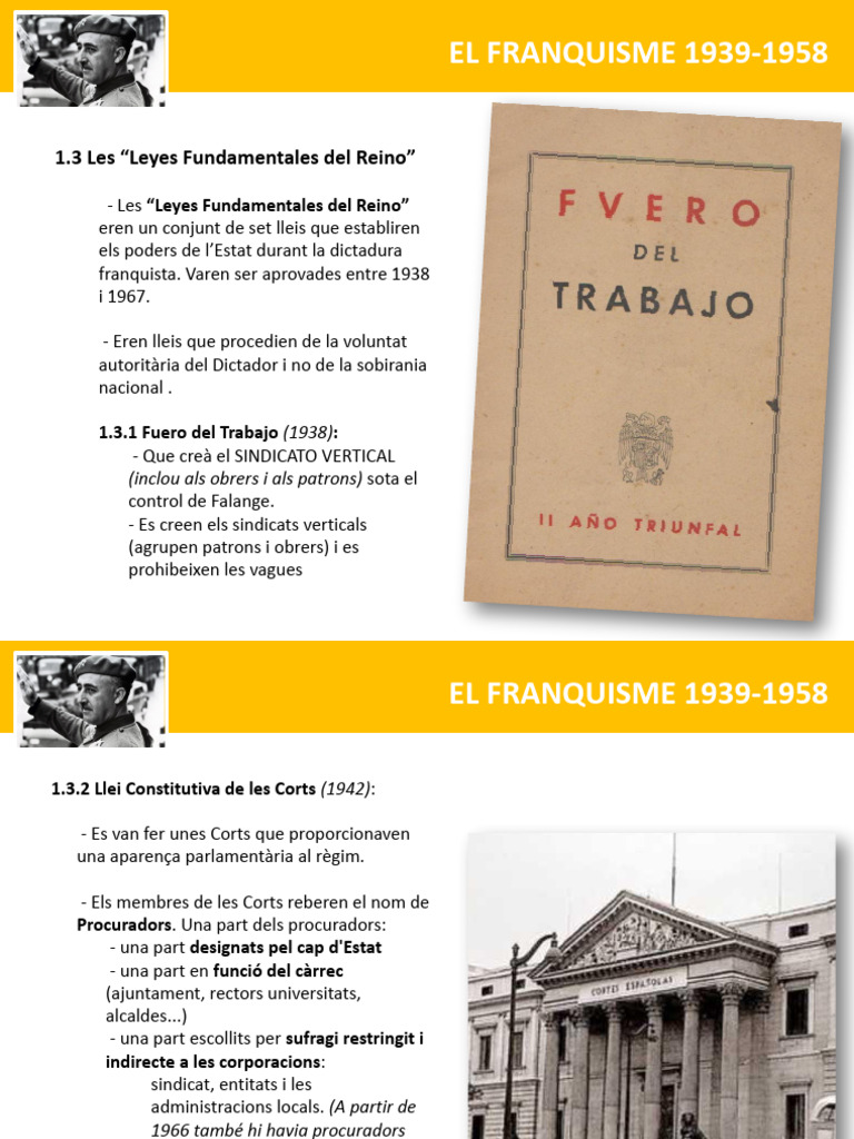 9-1 Franquisme | PDF
