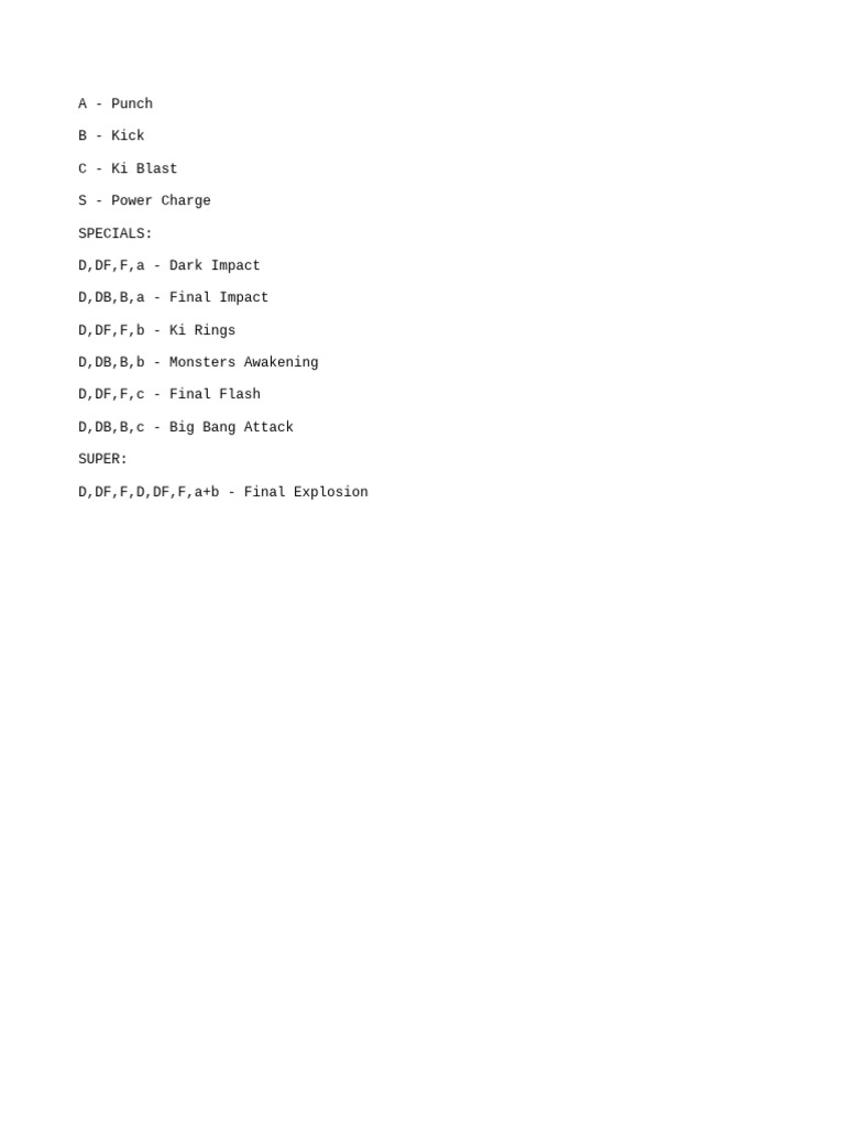 Fighting Moves and Special Attacks Guide | PDF