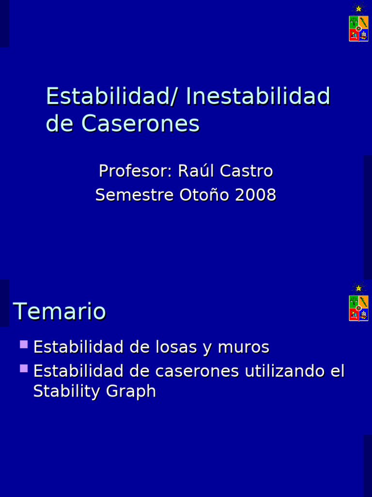 18-Estabilidad de Caserones | PDF