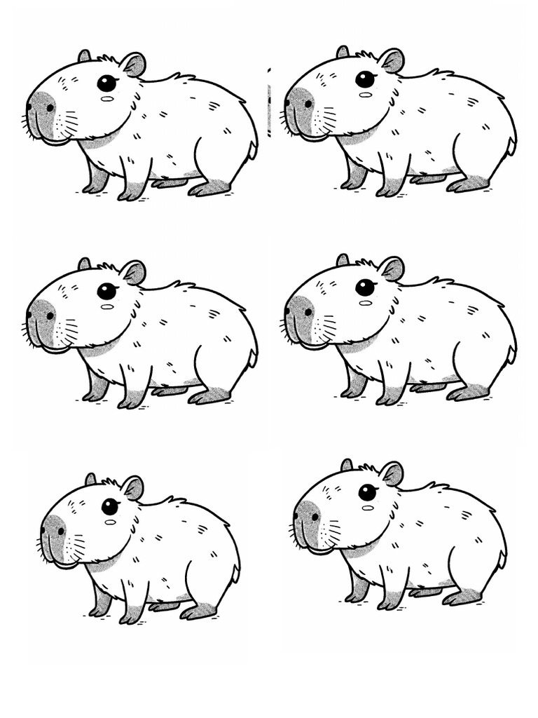 Capibara Colorear | PDF