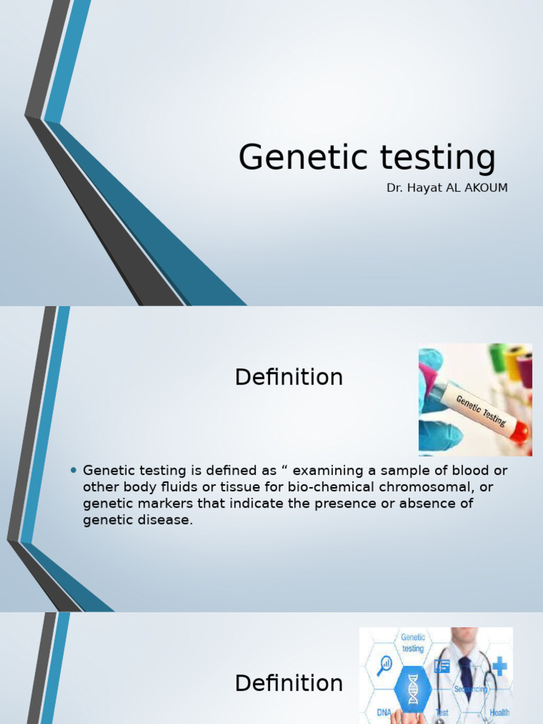 Understanding Genetic Testing Basics | PDF