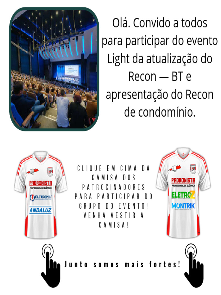 Convite para Evento Light do Recon | PDF