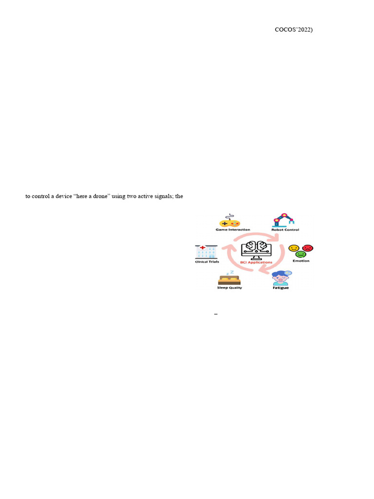 Implementation of A New Algorithm For Drone Control Using BCI System | PDF ...