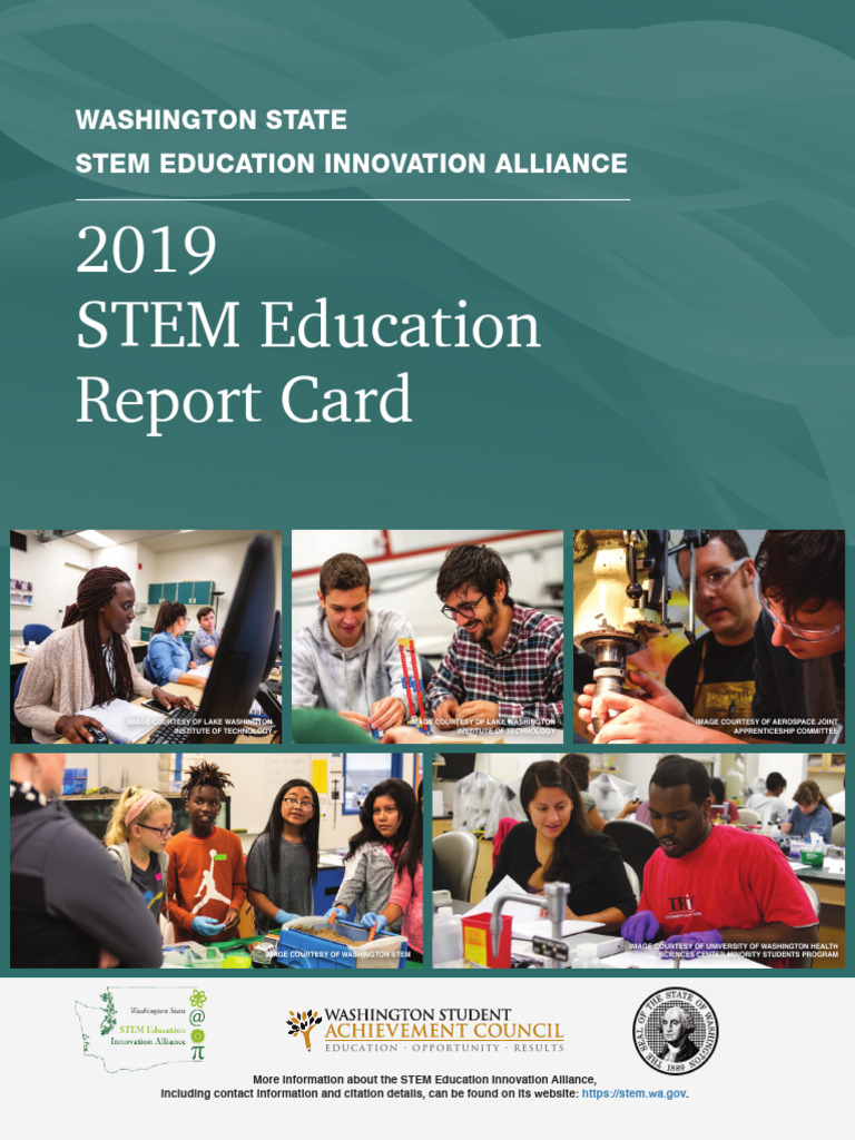 Washington STEM Education Report 2019 | PDF | Science, Technology ...
