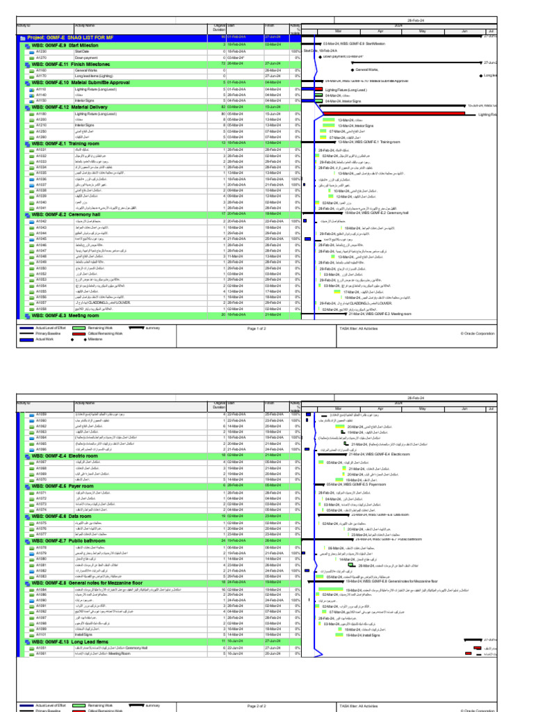 Snag List - MF | PDF