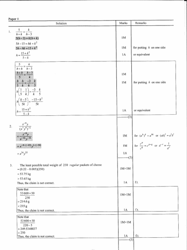 2023 Dse Math MS | PDF