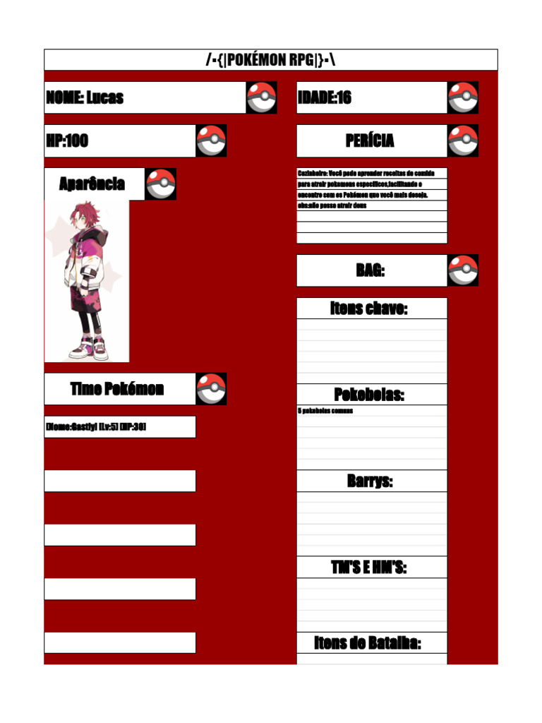 Pokémon Rpg | PDF | Jogos de tabuleiro | Jogos eletrônicos