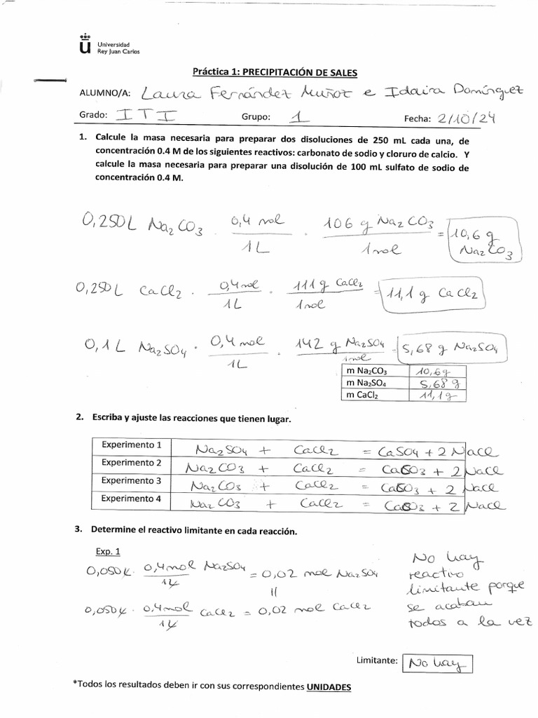 Practicas 1,2,3 Quimica | PDF