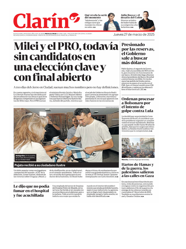 27-03-25 Clarín | PDF