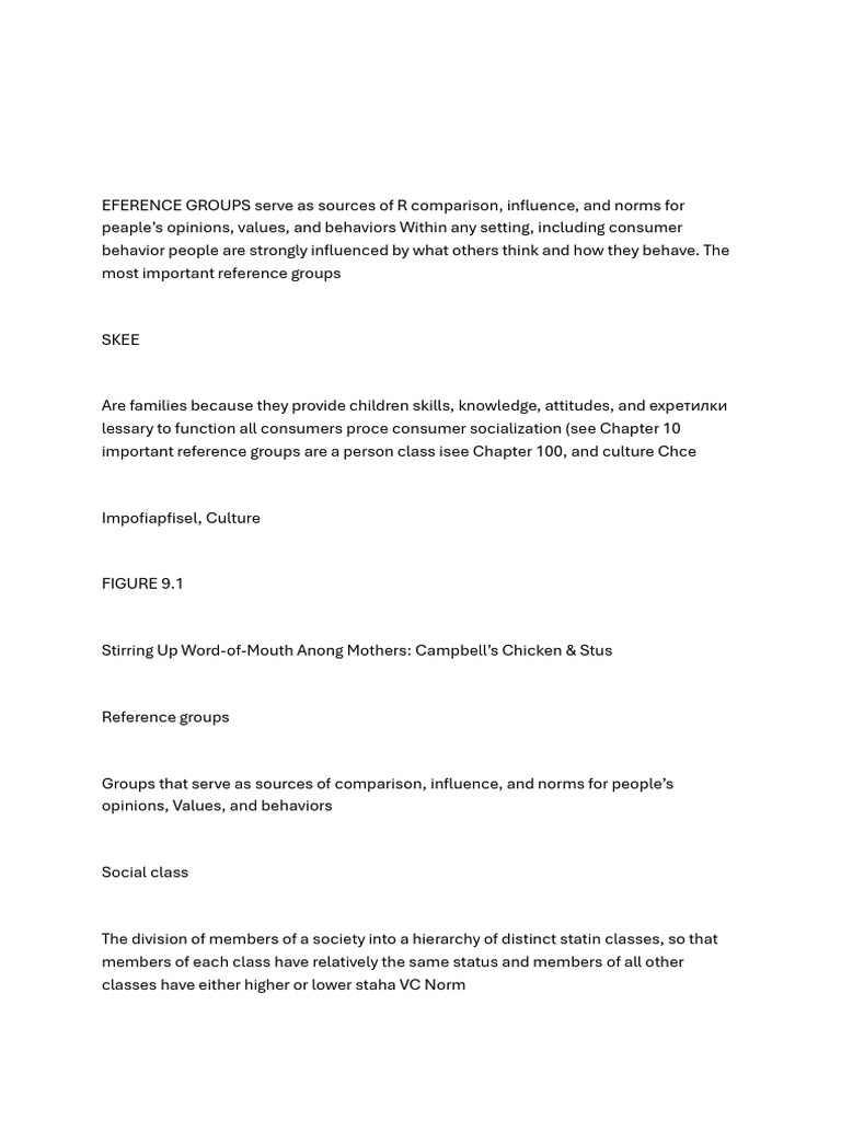 Reference Group Effecct On The Consumer | PDF | Conformity | Behavior