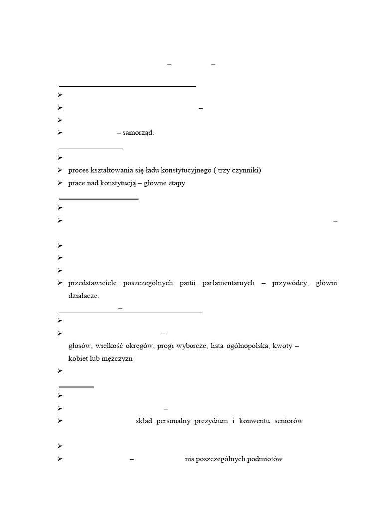 SP RP - Zagadnienia | PDF