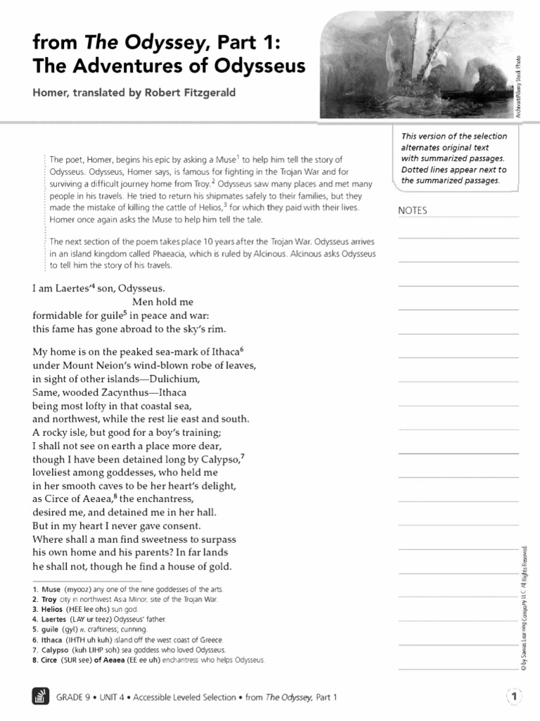 Odysseus and the Cyclopes Encounter | PDF | Odysseus | Odyssey