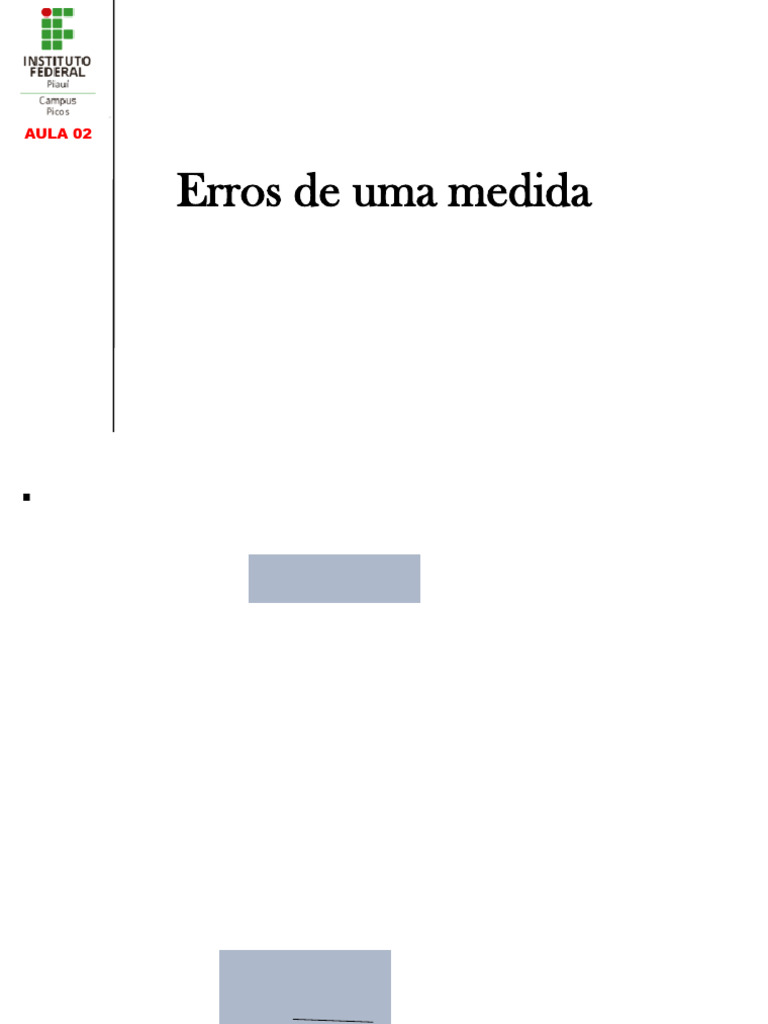 Aula02 - Erros | PDF