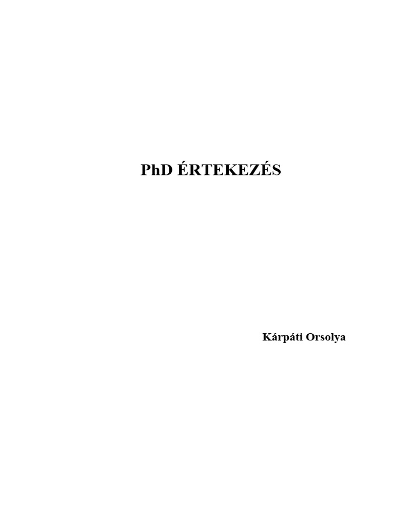 Kárpáti Orsolya - Mhelyvita | PDF