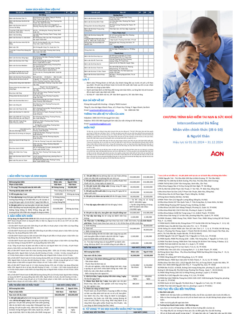 ICDN Leaflet - Nhan Vien Chinh Thuc (JB 6-10) & Nguoi Than | PDF
