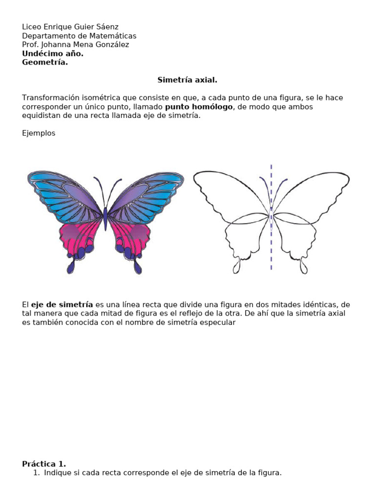Folleto 4. Simetrías y Transformaciones en El Plano - Respuestas | PDF | Rotación | Vector ...
