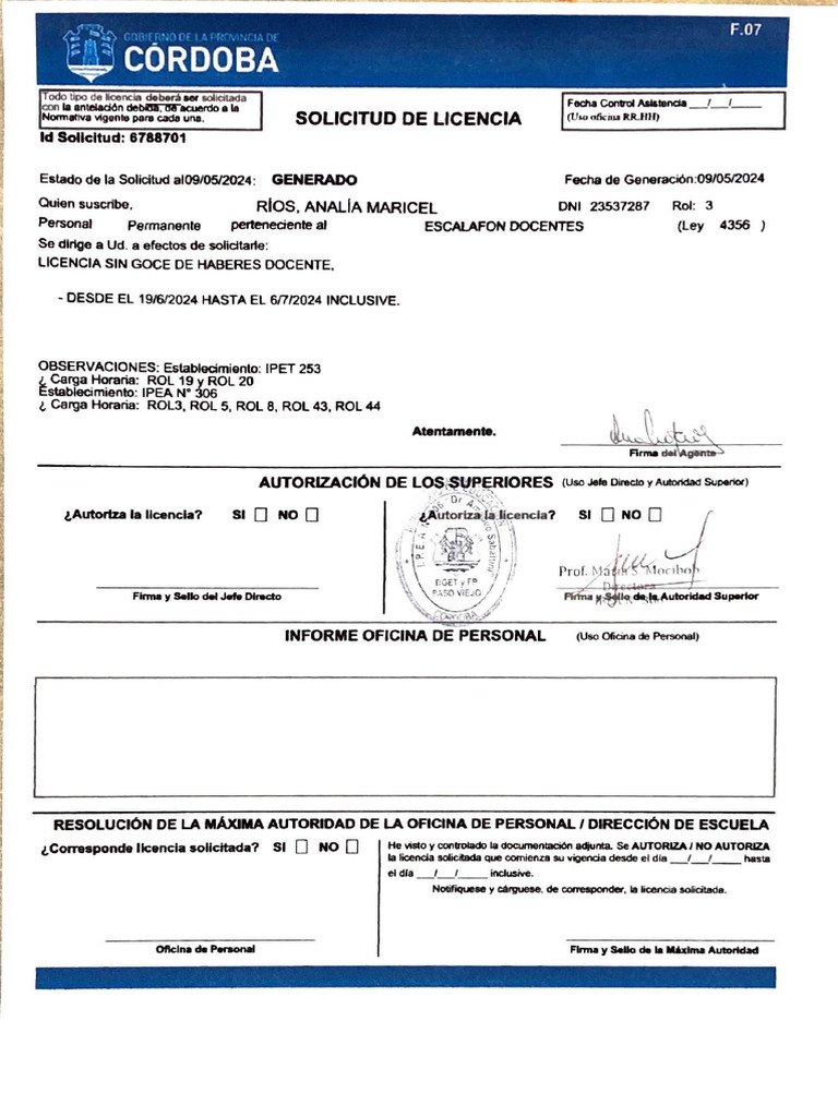 11 - F07 Rol 3 IPEA | PDF