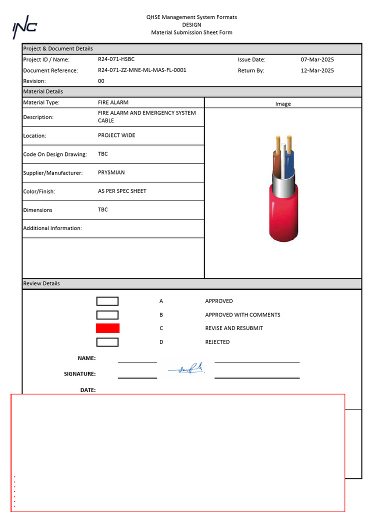 r24 071 ZZ Mne ML Mas FL 0001 - r01 - Emergency and Fire Alarm Cables ...