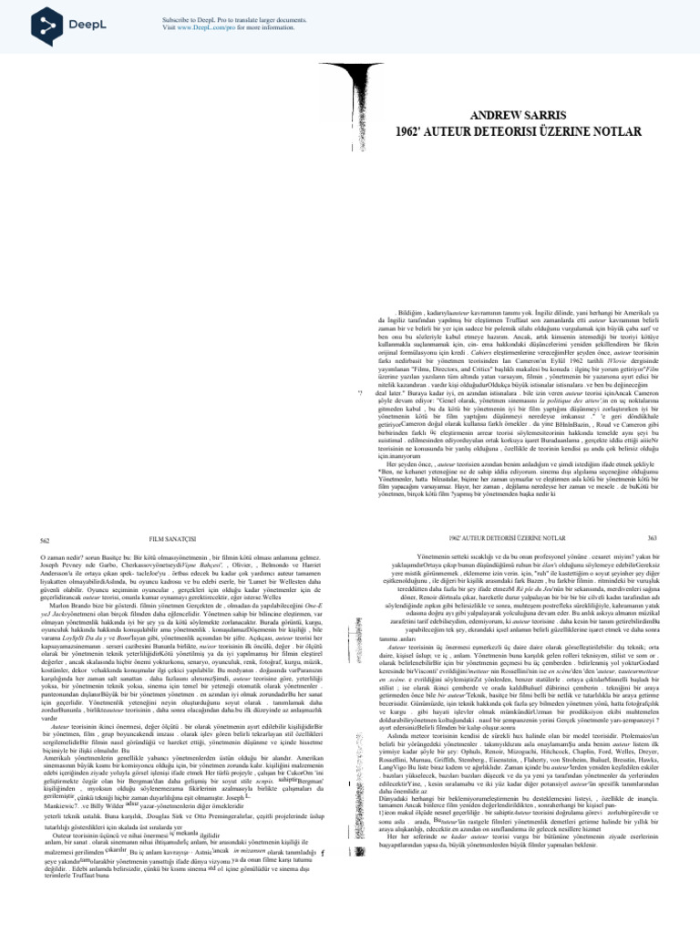 Andrew - Sarris - Notes - On - The-Auteur - Theory - in - 1962 TR ...