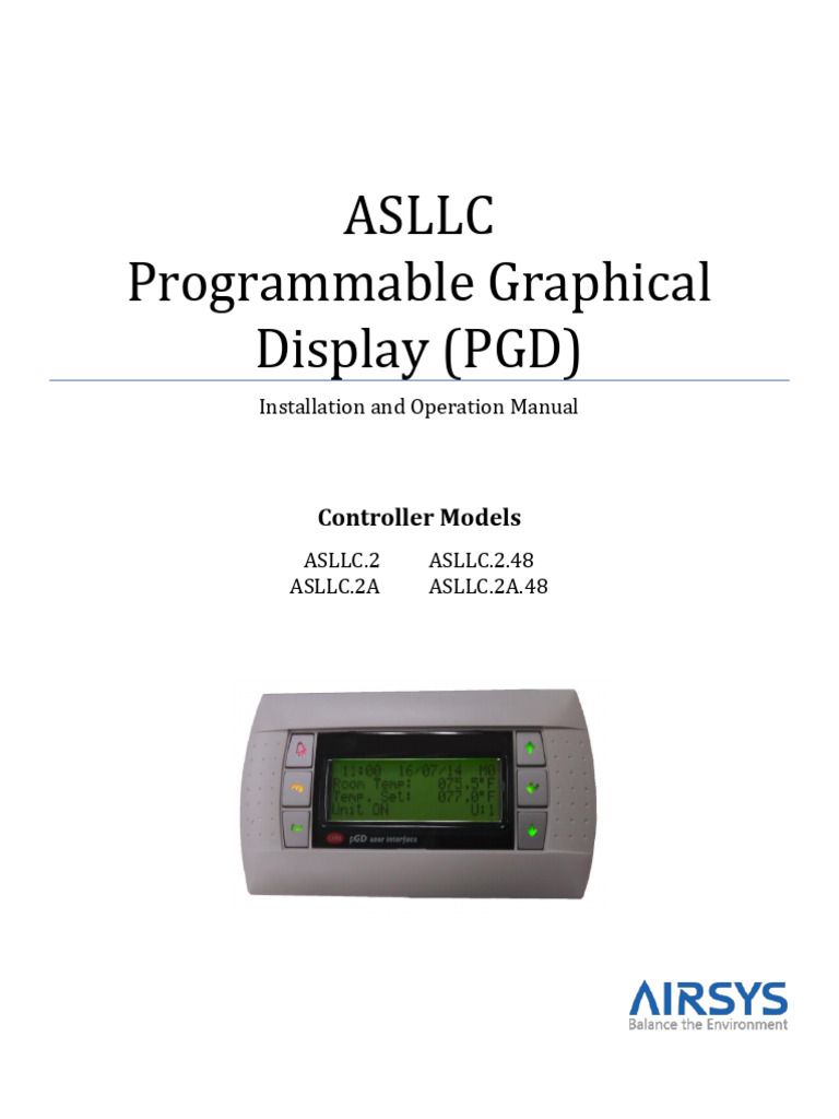 PGD Installation and Operation Manual | PDF | Menu (Computing ...