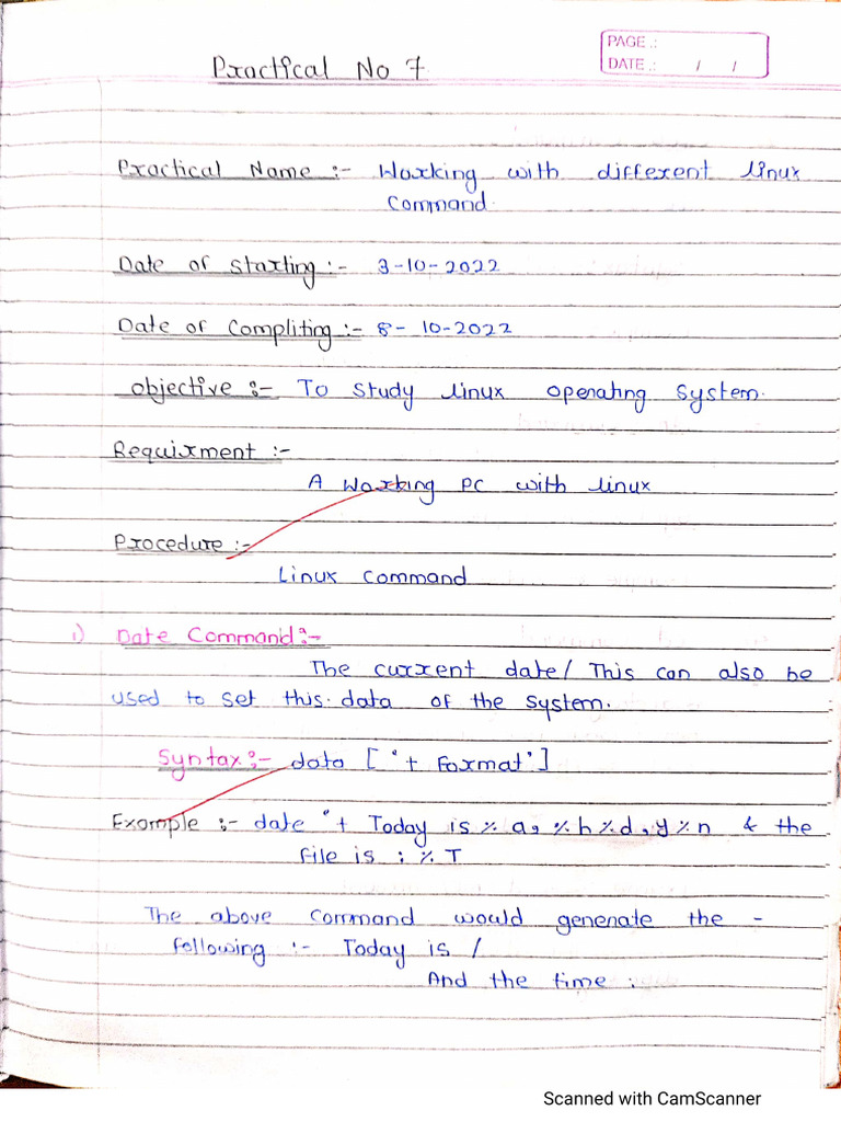 Practical No 7 | PDF