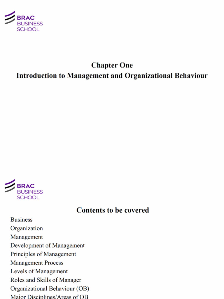 OB Chap 1 Conv | PDF