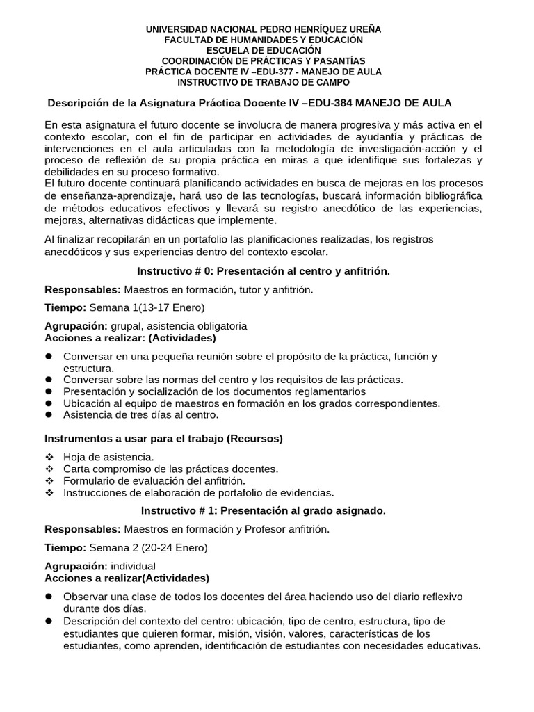 Instructivo práctica IV | PDF