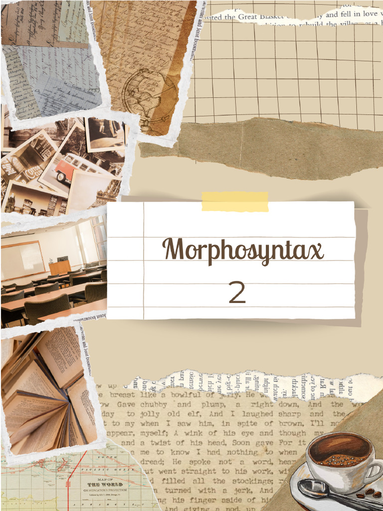 Morphosyntax 2 - Online Material - Students | PDF | Language Mechanics | Grammar
