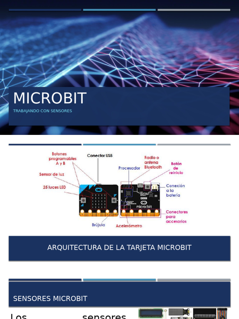 Microbit Sensores | PDF | Diodo emisor de luz | Arduino