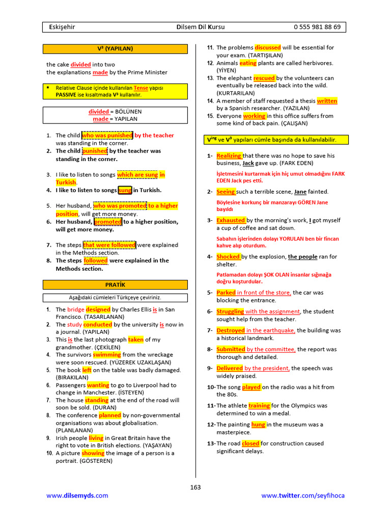 Relative Clauses and Passive Voice Examples | PDF