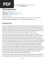 Spirometry Cleaning and Calibration Log | PDF | Chronic Obstructive ...