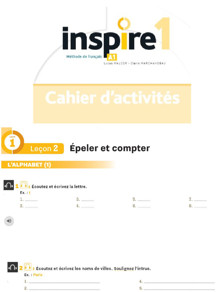 Unité 1 - Leçon 2 - CA | PDF